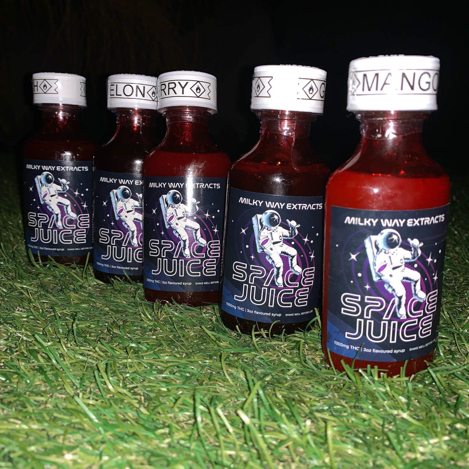 Milky Way Extracts THC Space Juice Syrup Mix 1000mg - Cannabis Vapes