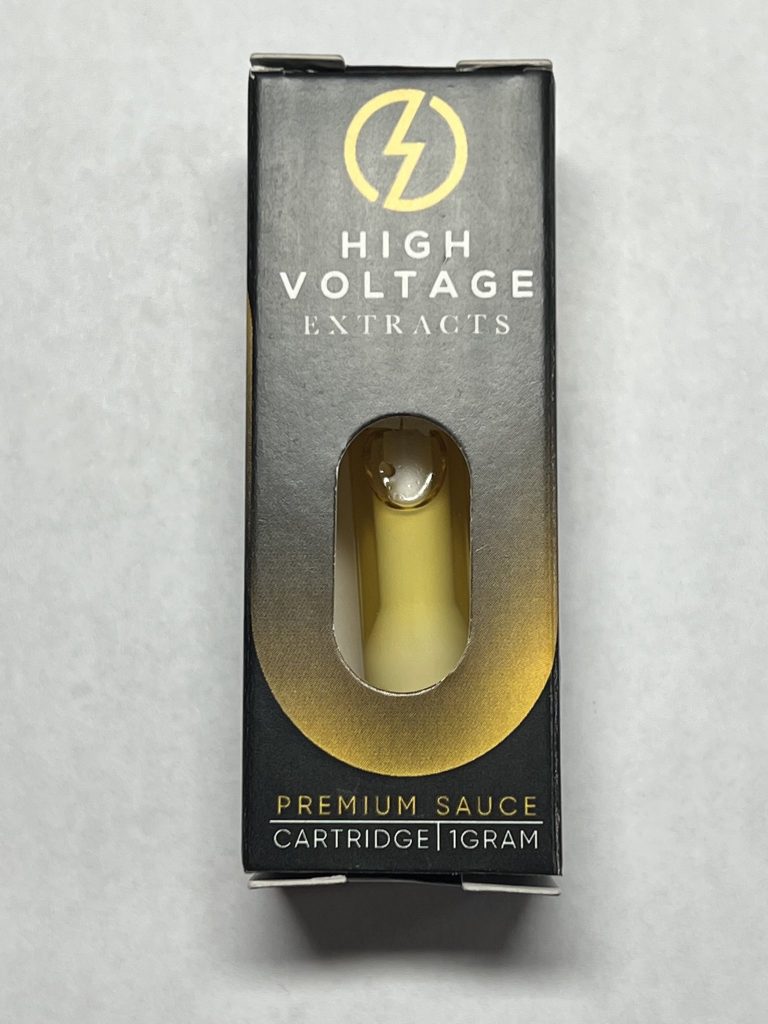 High Voltage Extracts - 100% Sauce Vape Carts (1 Gram) - Cannabis Vapes